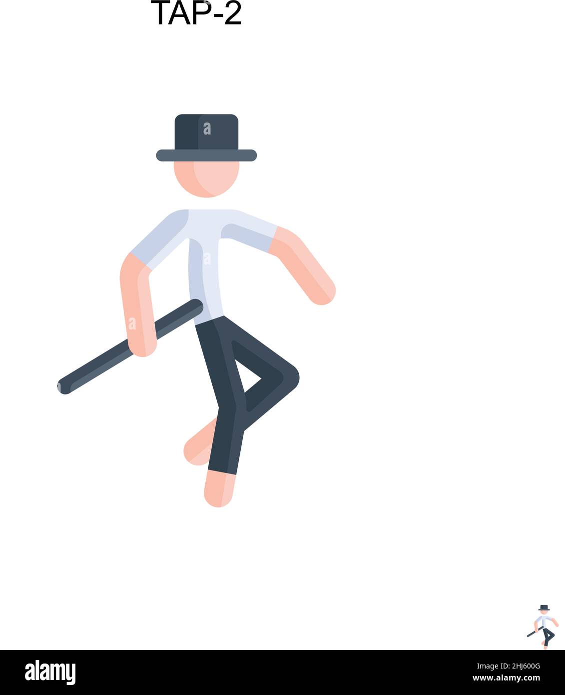 Tap-2 Simple vector icon. Illustration symbol design template for web ...