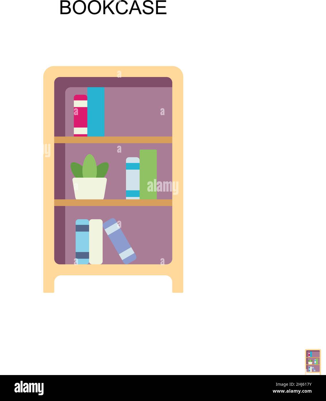 Vintage book shop interior Stock Vector Images - Alamy