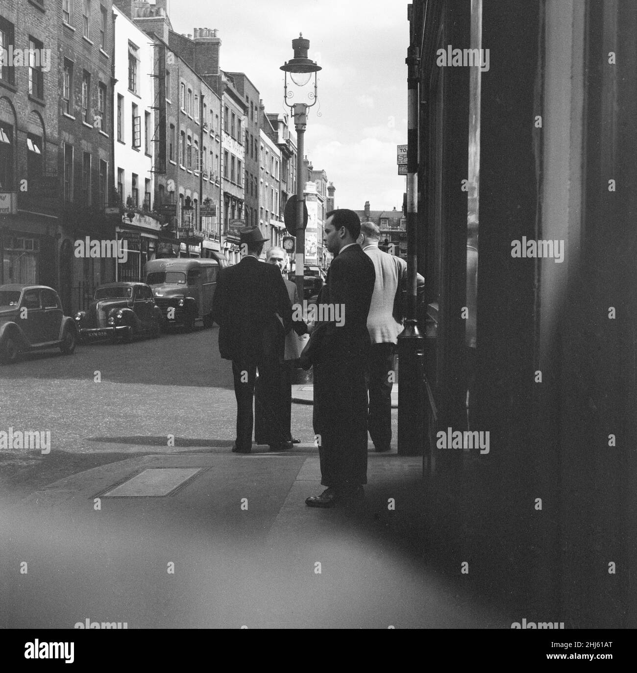 Soho 1950s Black and White Stock Photos & Images - Alamy