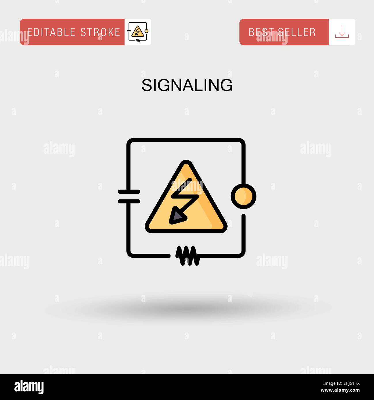 Signaling Simple vector icon Stock Vector Image & Art - Alamy