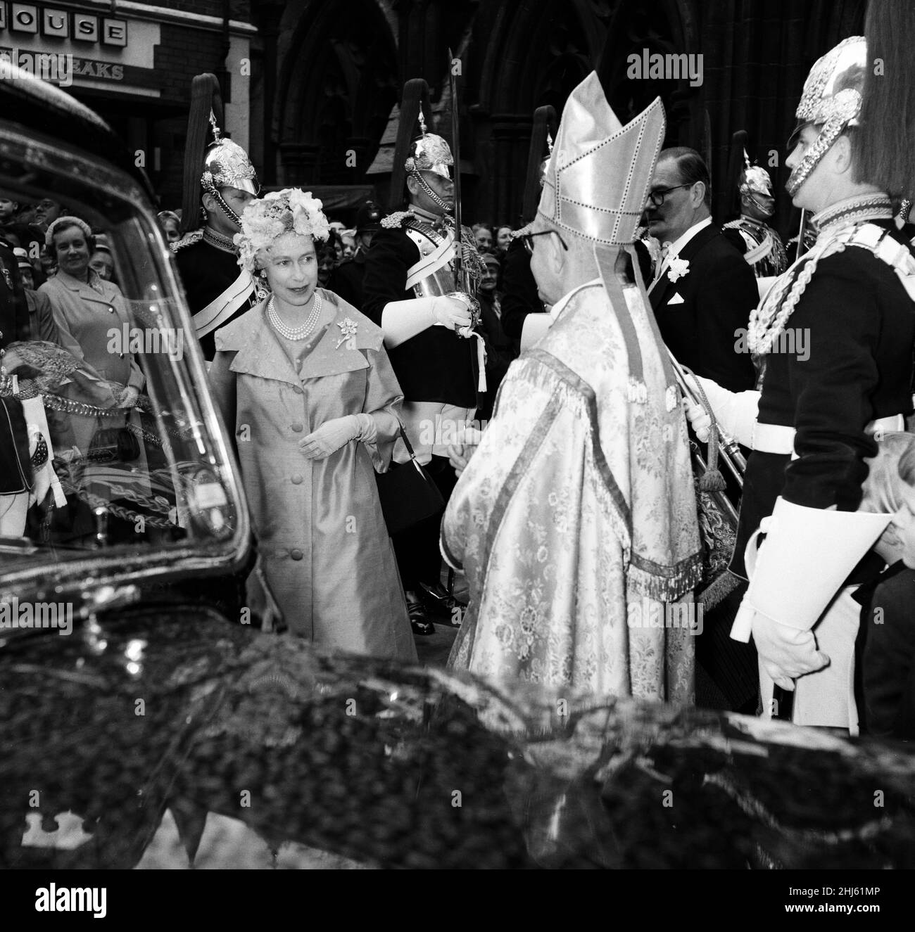 The wedding of Captain Richard Abel Smith and Marcia Kendrew at St ...