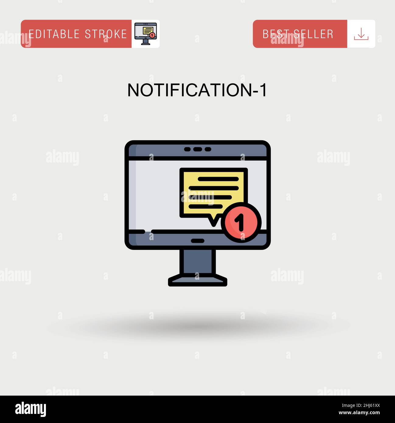 Symbol notification hi-res stock photography and images - Alamy