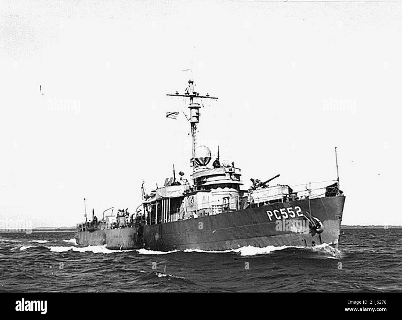 Submarine chaser USS PC-552 Stock Photo - Alamy
