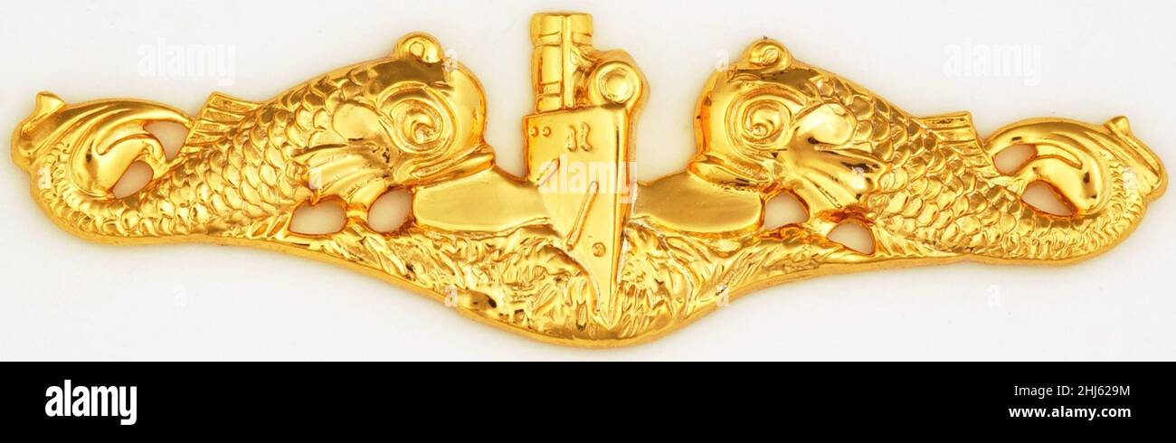 Submarine Officer badge Stock Photo - Alamy