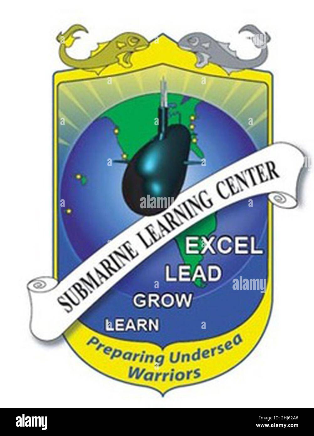 Submarine Learning Center logo Stock Photo - Alamy