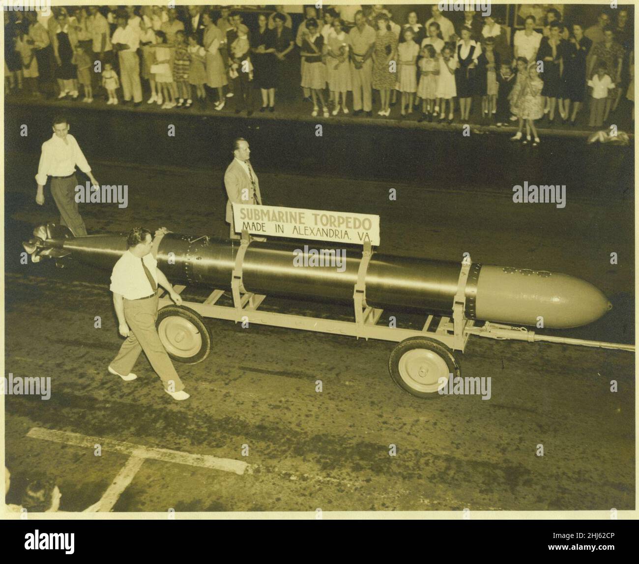 Submarine Torpedo Made in Alexandria VA Stock Photo - Alamy