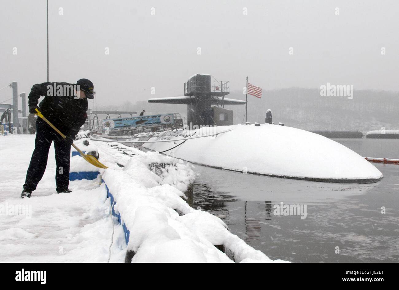 Submarines in the Snow Stock Photo - Alamy