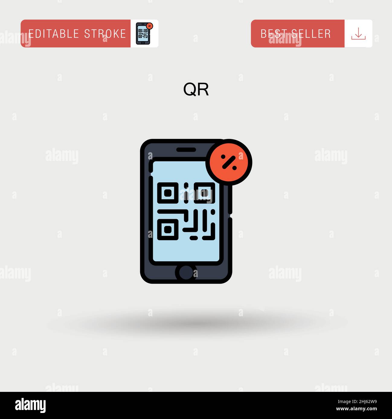 Qr tag Stock Vector Images - Alamy