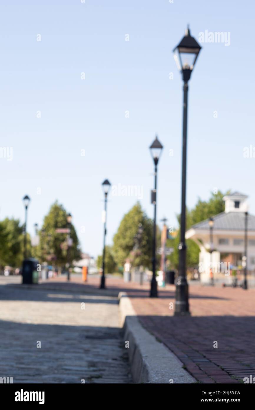 Vertical shallow focus shot of street light Stock Photo - Alamy