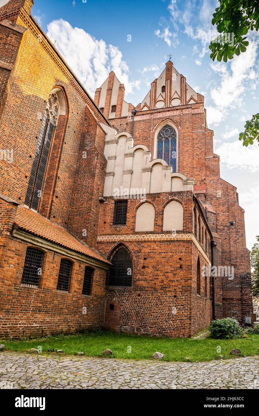 Torun, Poland - August 11, 2021. St. Johns Cathedral - Katedra pw. sw ...