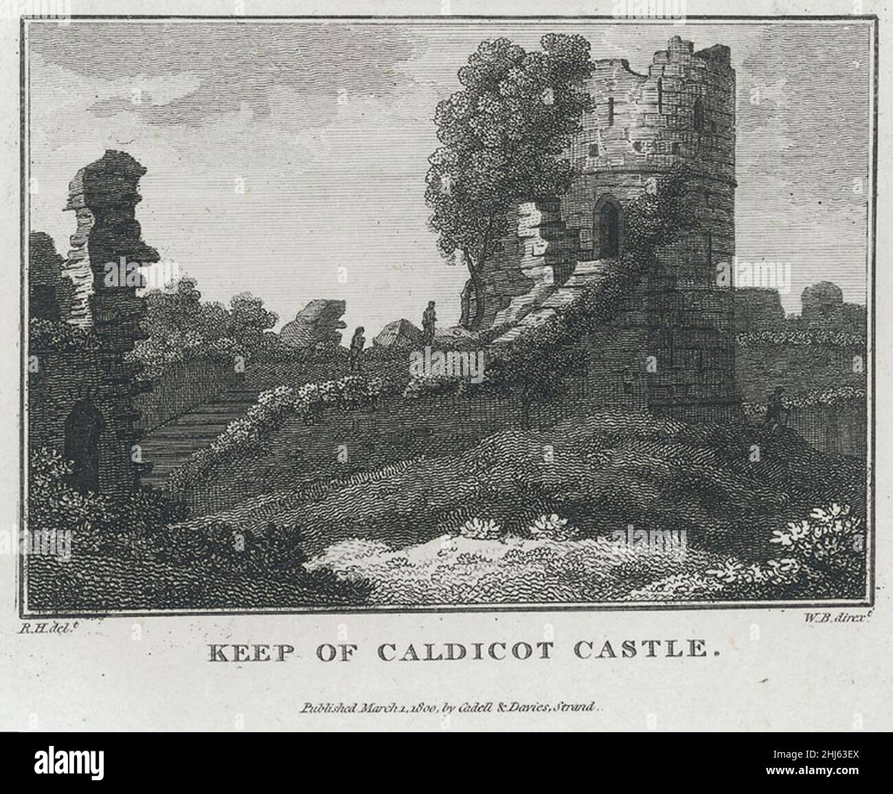 Caldicot castle keep hi-res stock photography and images - Alamy