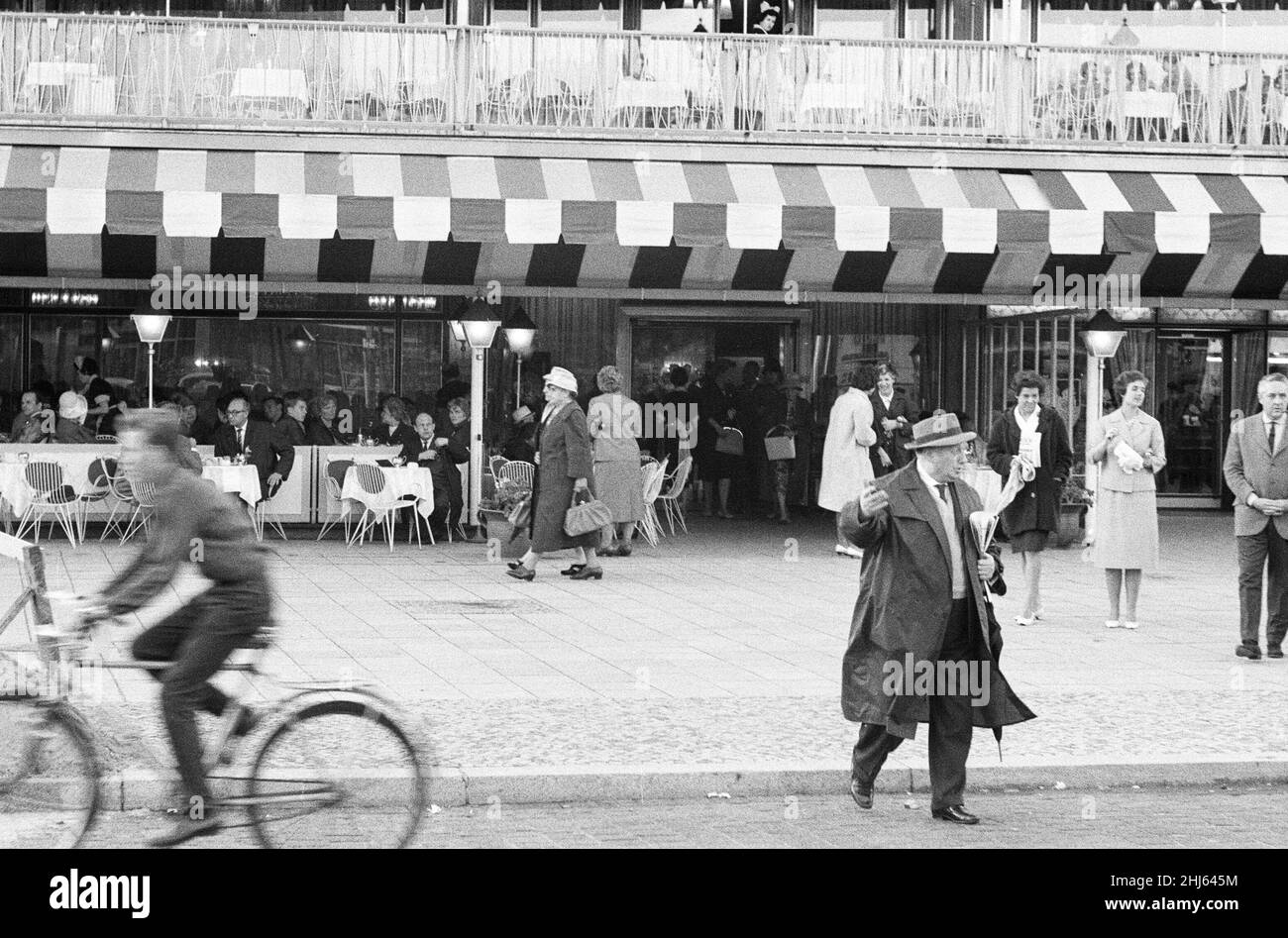 Scenes in West Berlin, West Germany showing daily life continuing as ...
