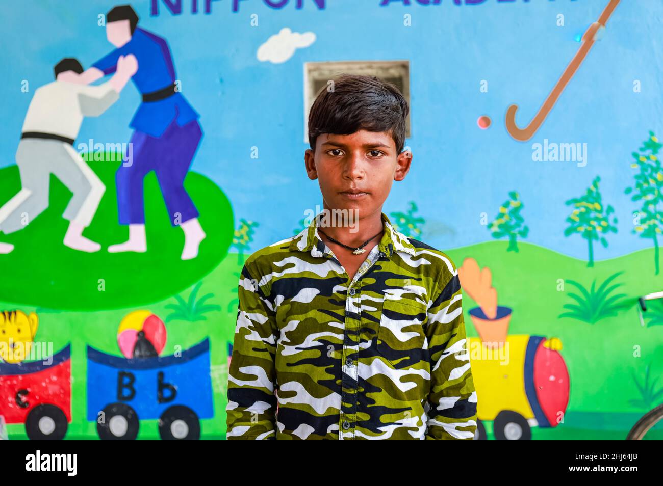 Noida, Uttar Pradesh, India - August 2021: Education, Portrait of ...