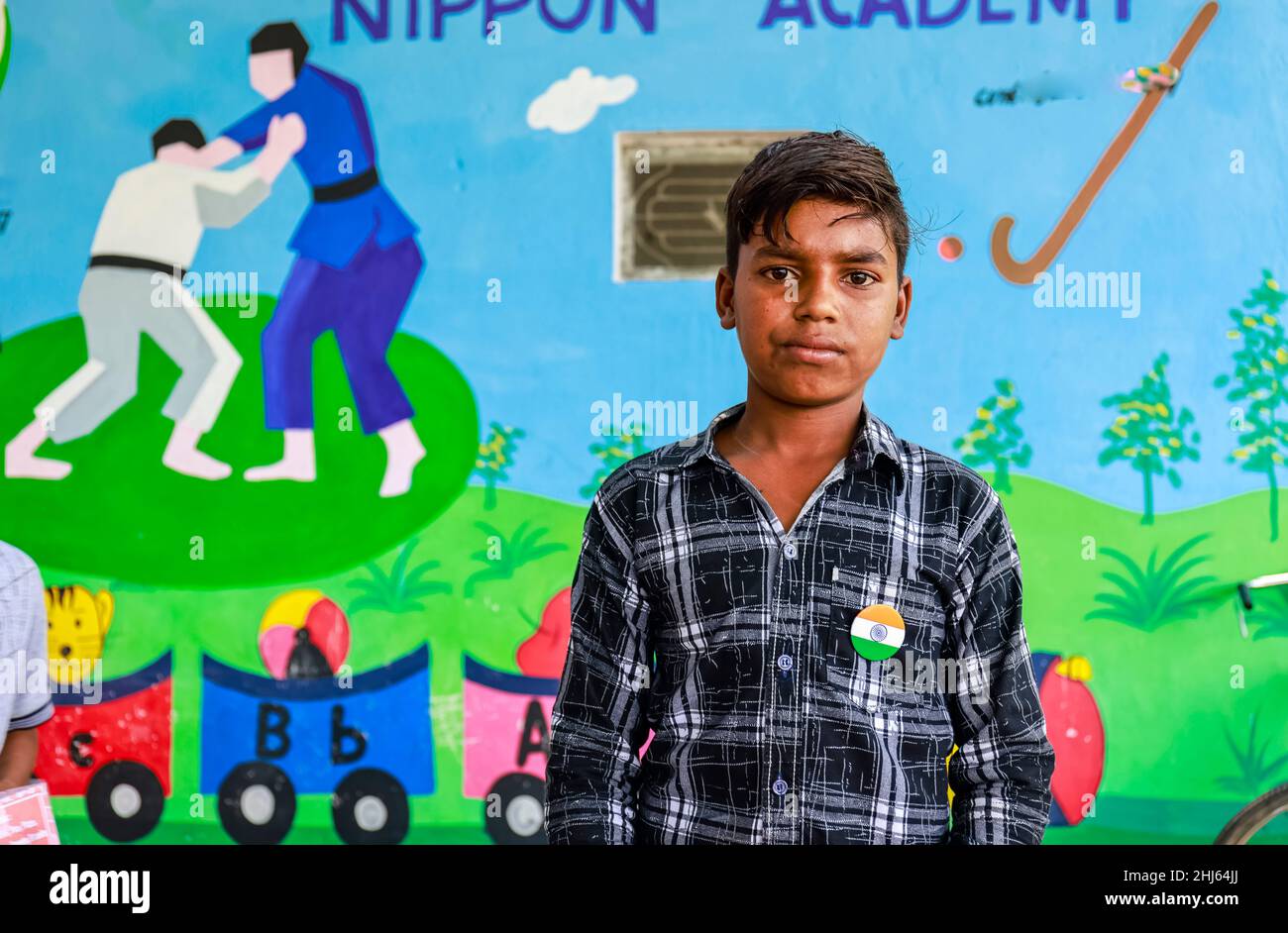 Noida, Uttar Pradesh, India - August 2021: Education, Portrait of ...