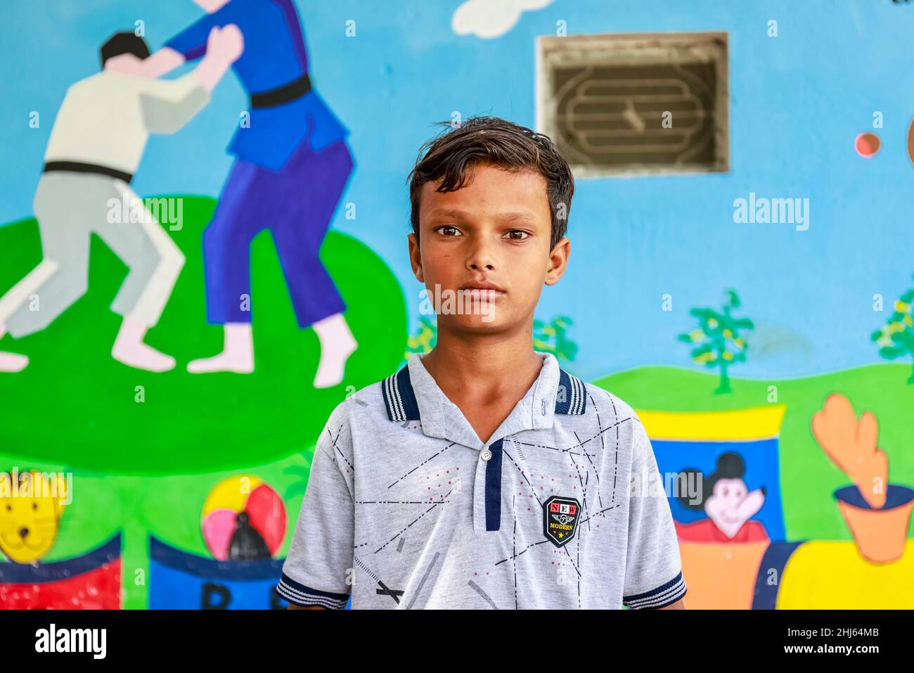 Noida, Uttar Pradesh, India - August 2021: Education, Portrait of ...