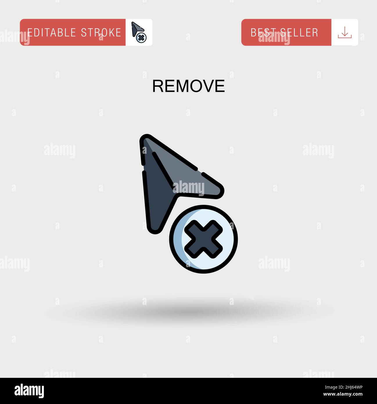 Remove Simple vector icon Stock Vector Image & Art - Alamy