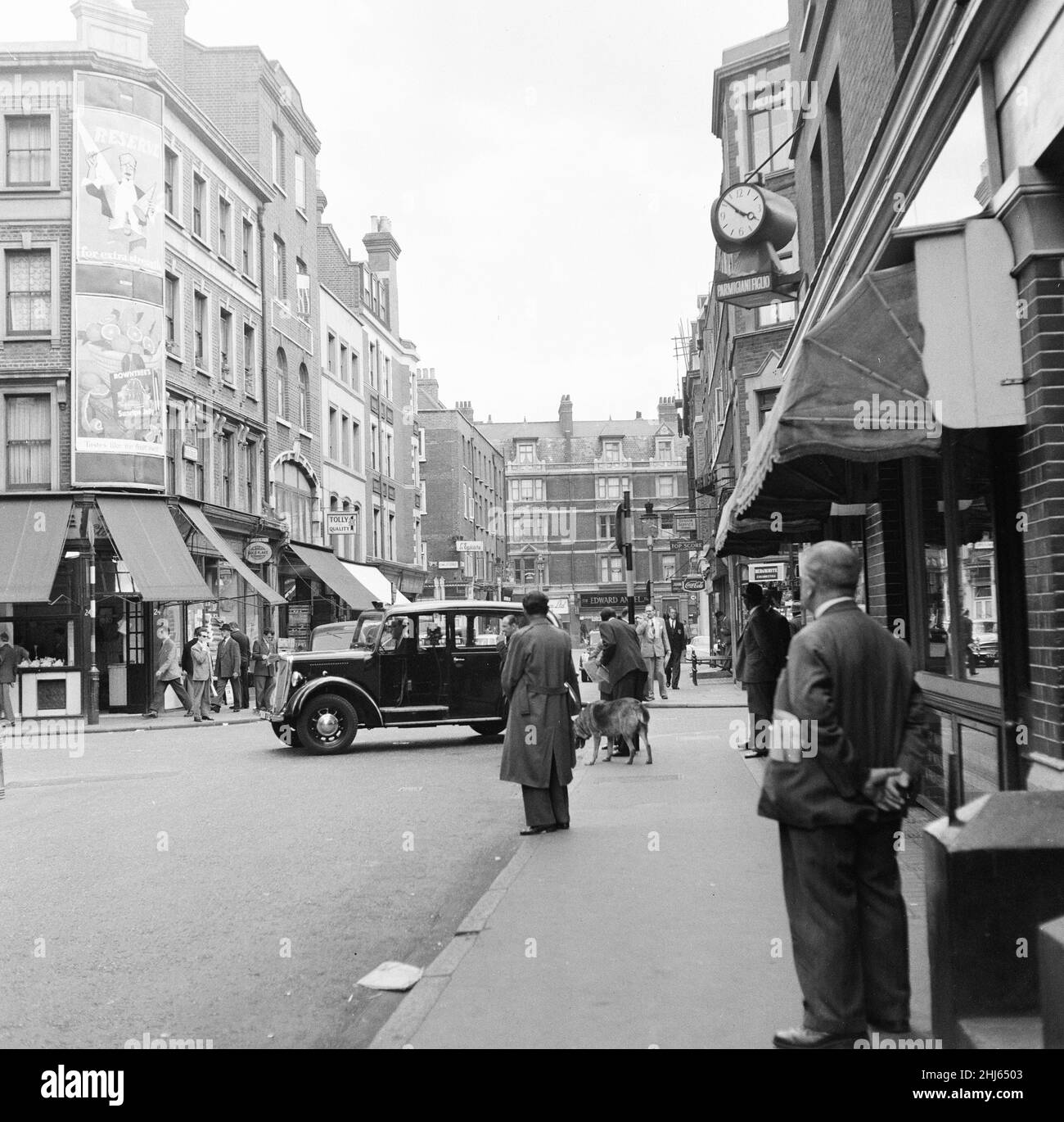 Soho 1950s Black and White Stock Photos & Images - Alamy