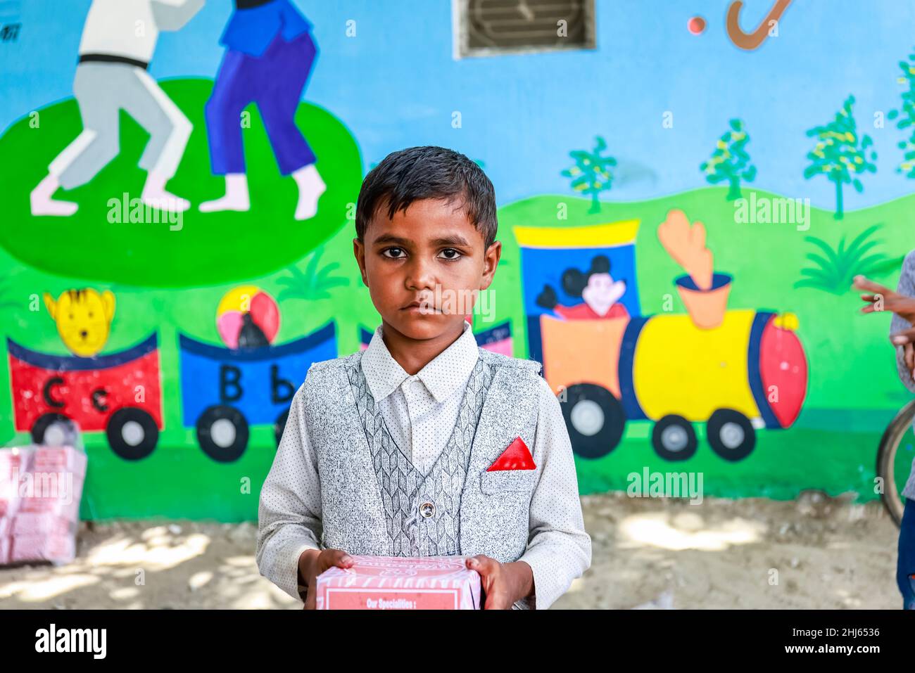 Noida, Uttar Pradesh, India - August 2021: Education, Portrait of ...