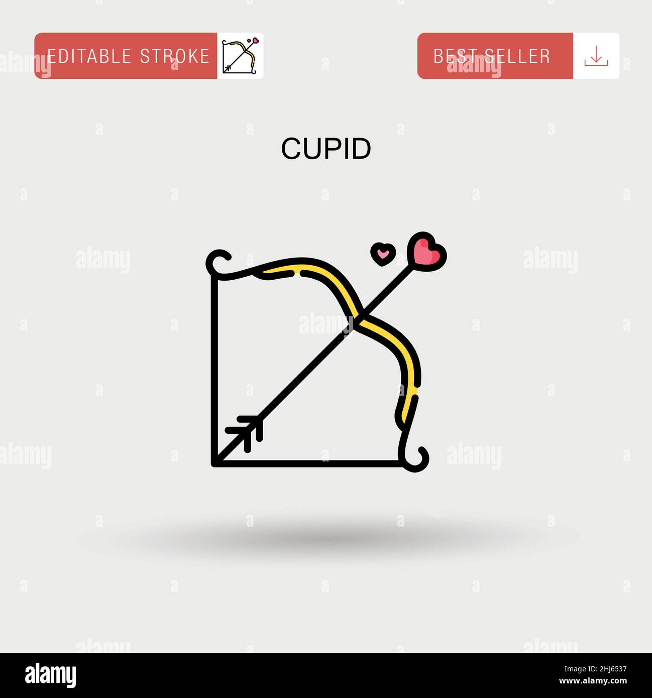 Cupid character icon cartoon Stock Vector Images - Alamy