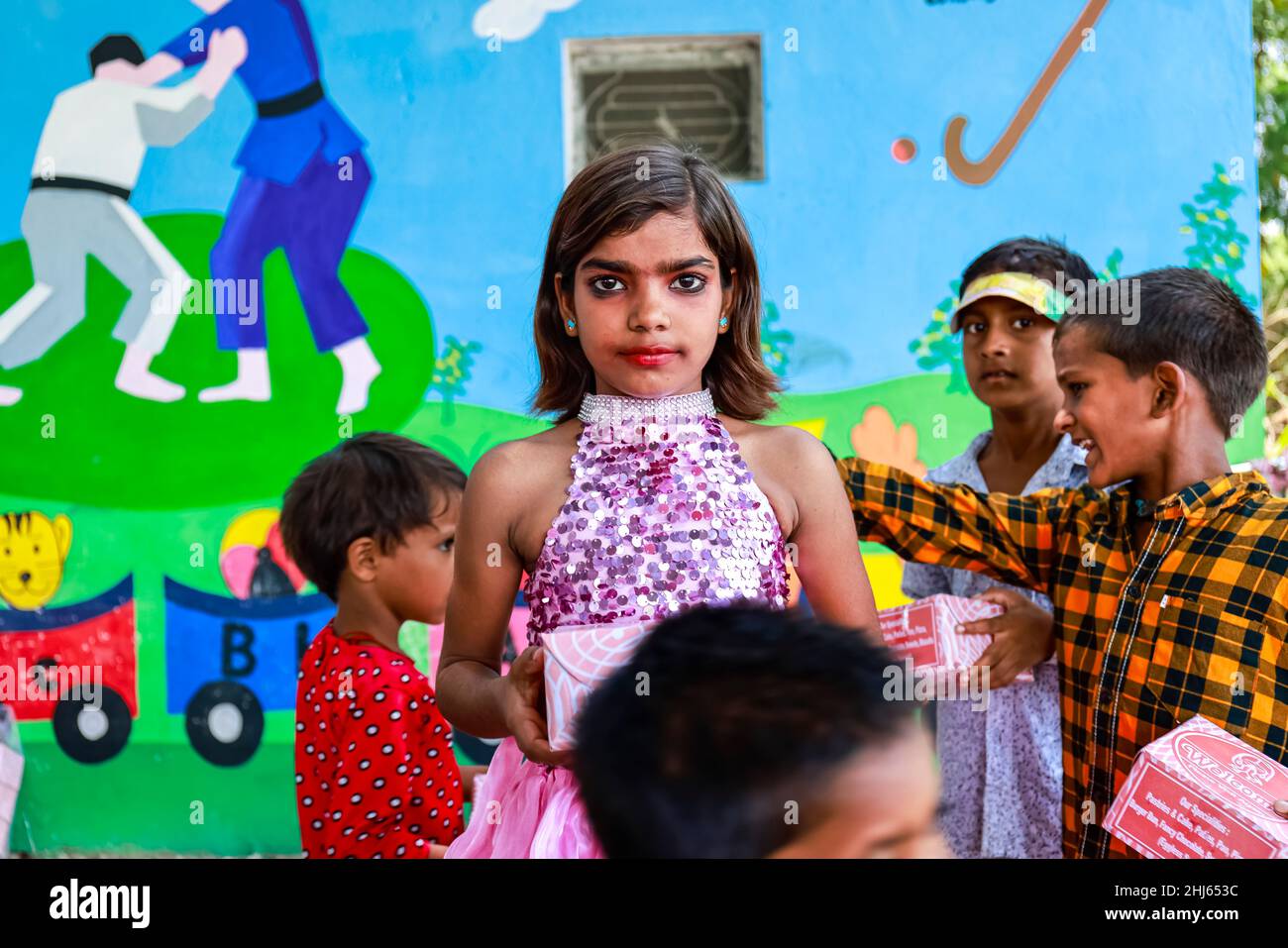 Noida, Uttar Pradesh, India - August 2021: Education, Portrait of ...