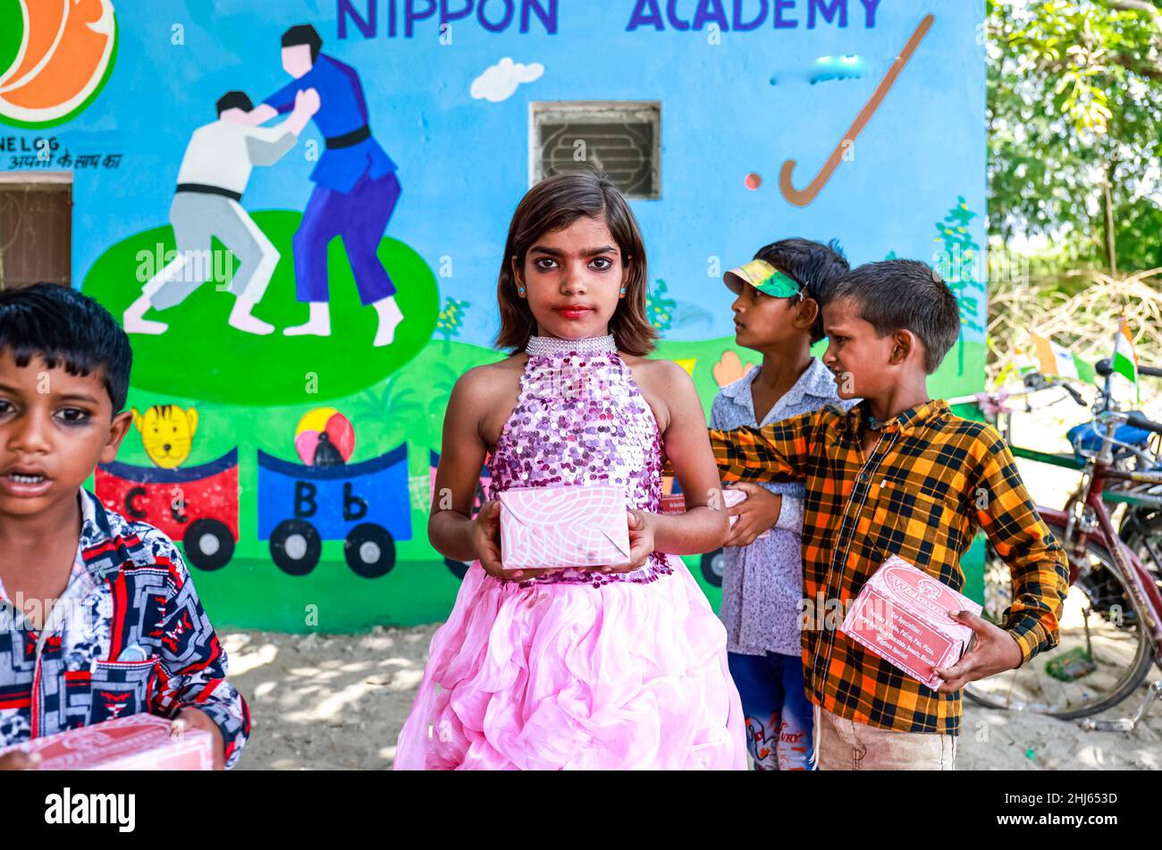 Noida, Uttar Pradesh, India - August 2021: Education, Portrait of ...