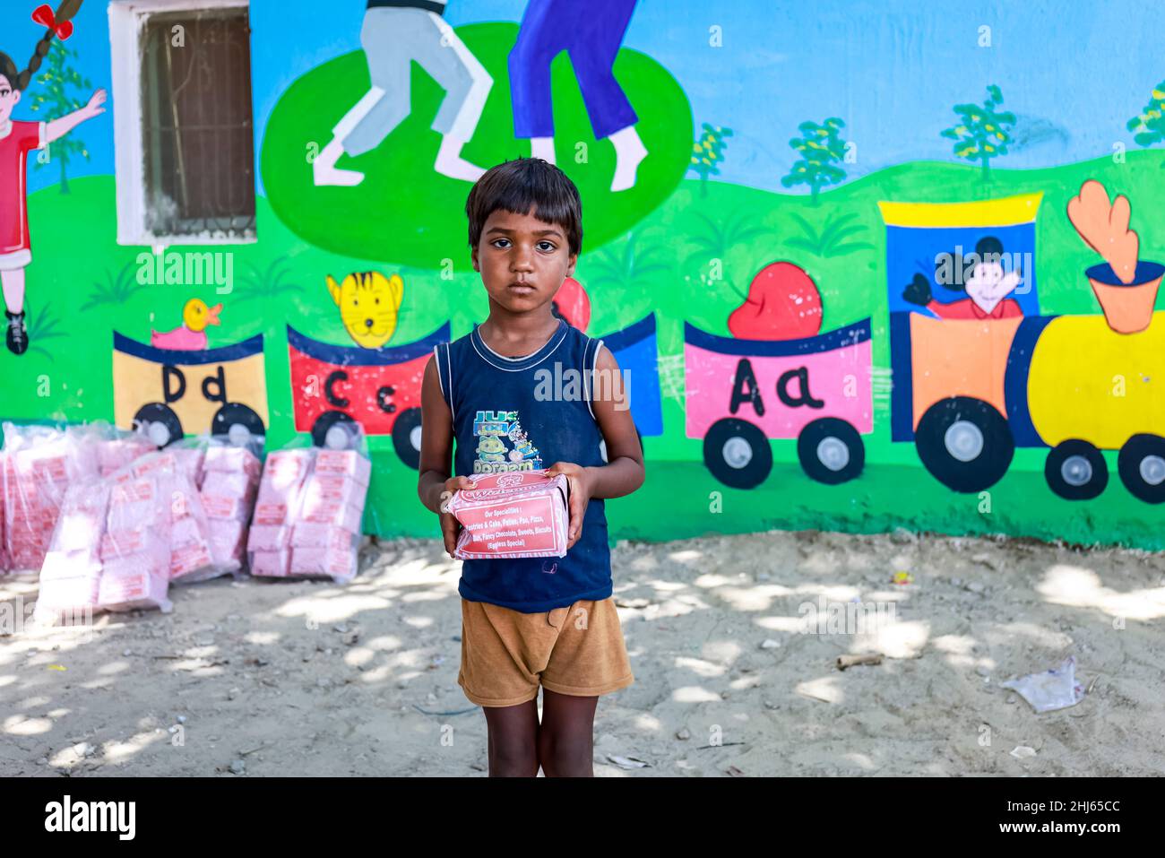 Noida, Uttar Pradesh, India - August 2021: Education, Portrait of ...