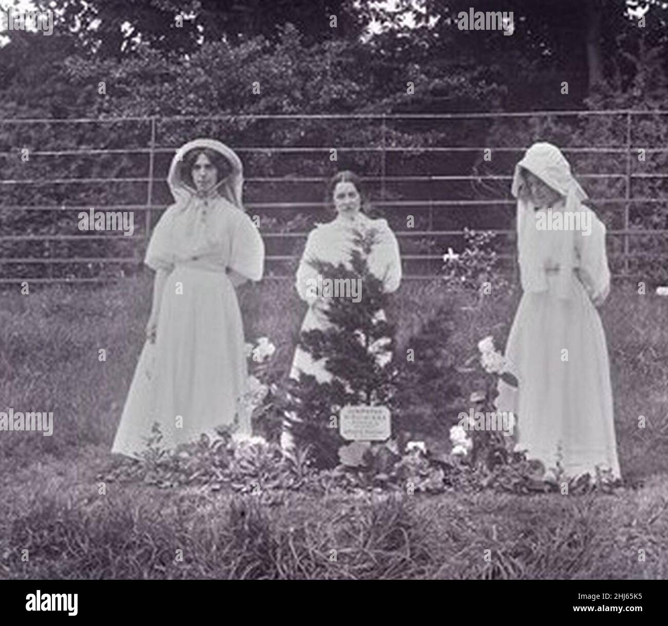 Suffragettes Jessie Kenney, Adela Pankhurst and Annie Kenney, 1909 ...