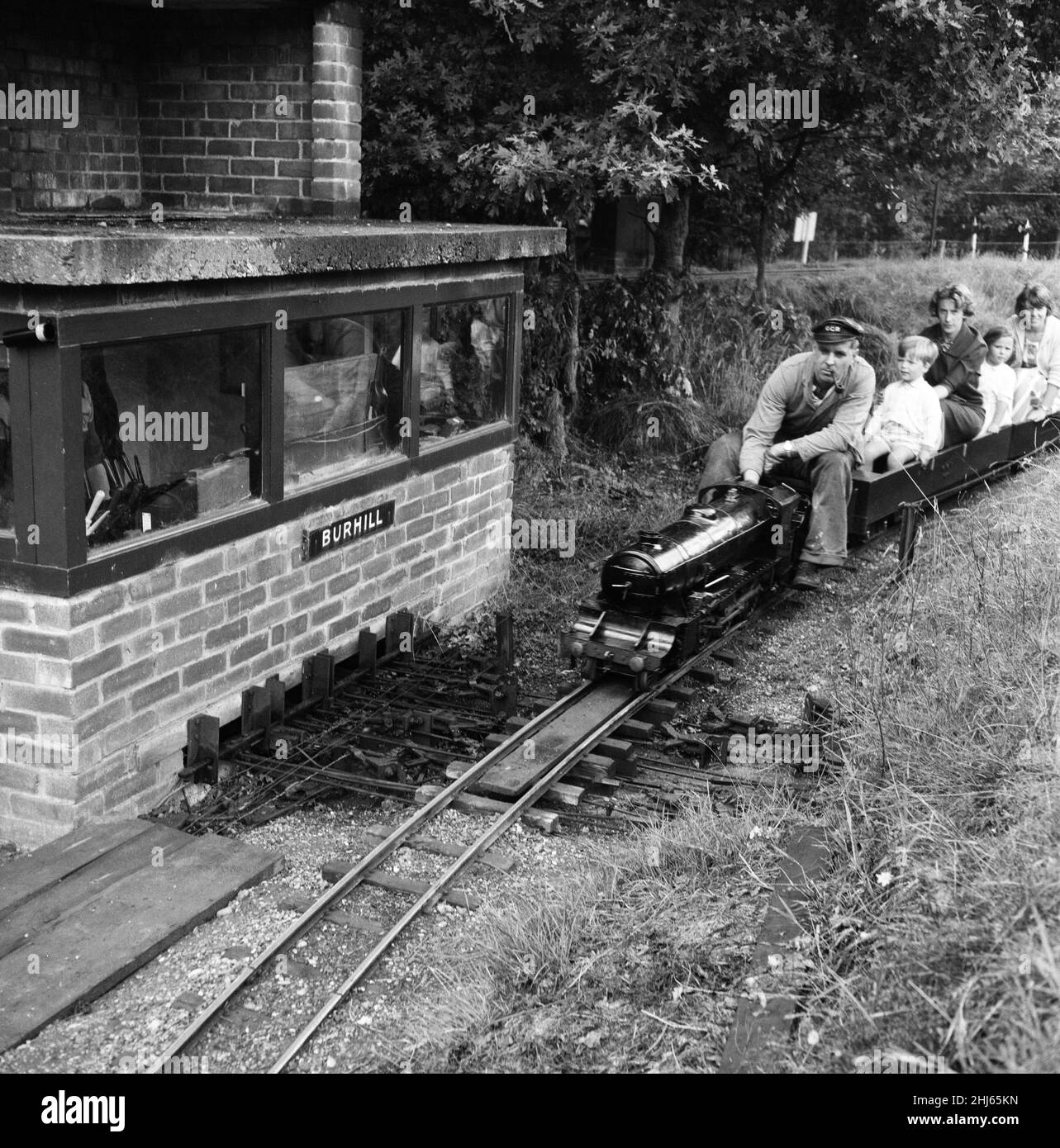 Miniature railway 1960s hi-res stock photography and images - Alamy