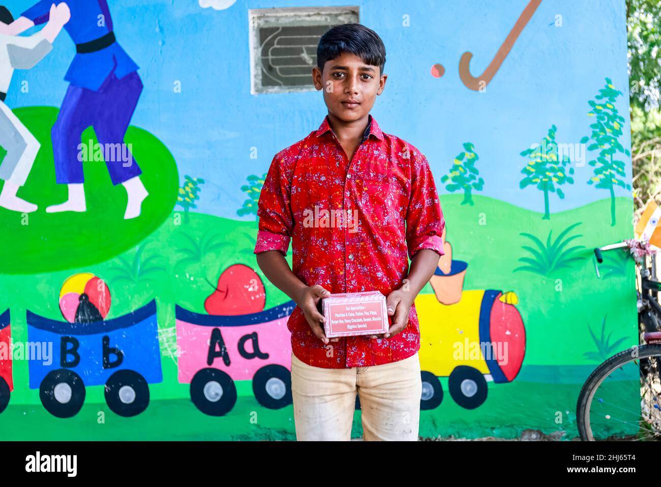 Noida, Uttar Pradesh, India - August 2021: Education, Portrait of ...