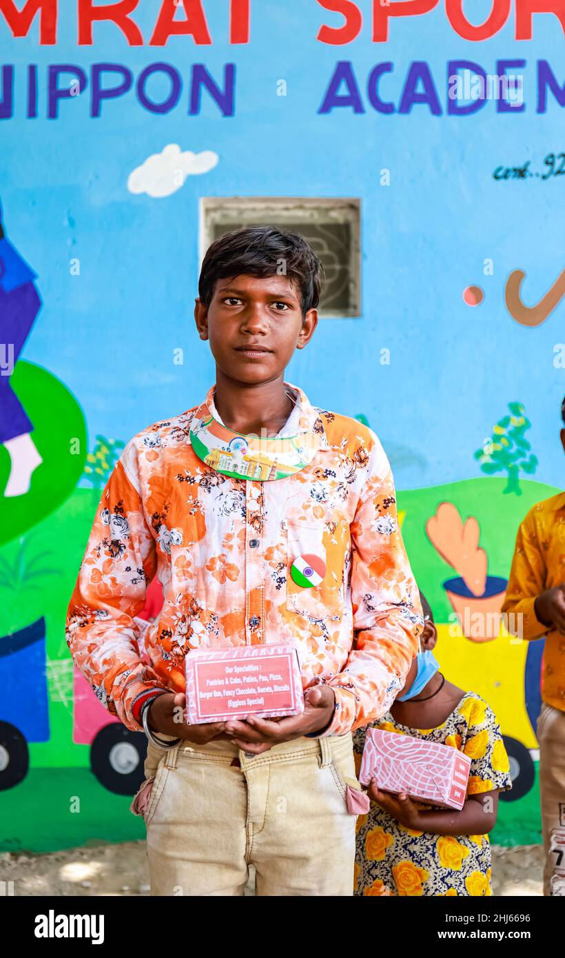 Noida, Uttar Pradesh, India - August 2021: Education, Portrait of ...