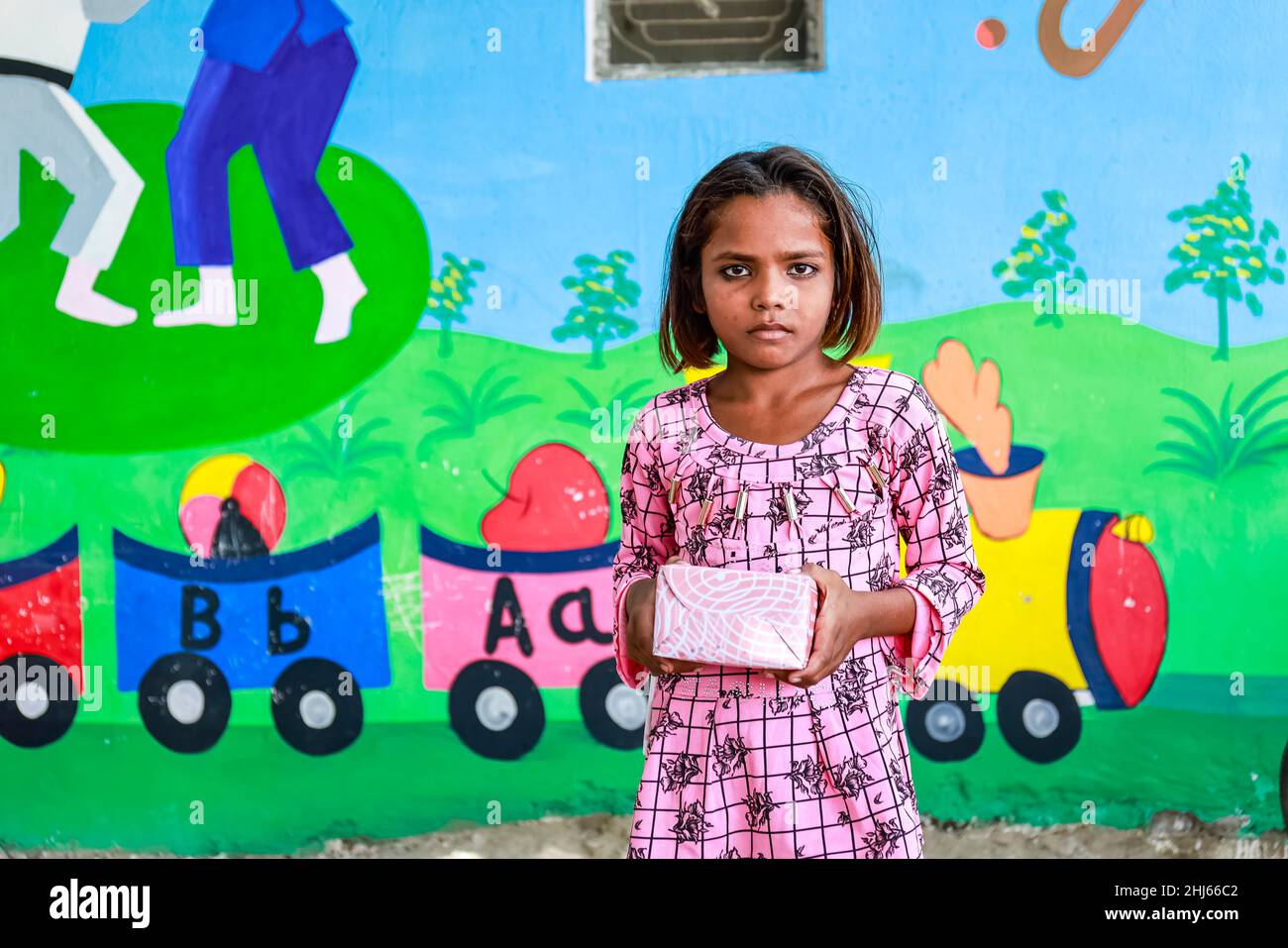 Noida, Uttar Pradesh, India - August 2021: Education, Portrait of ...