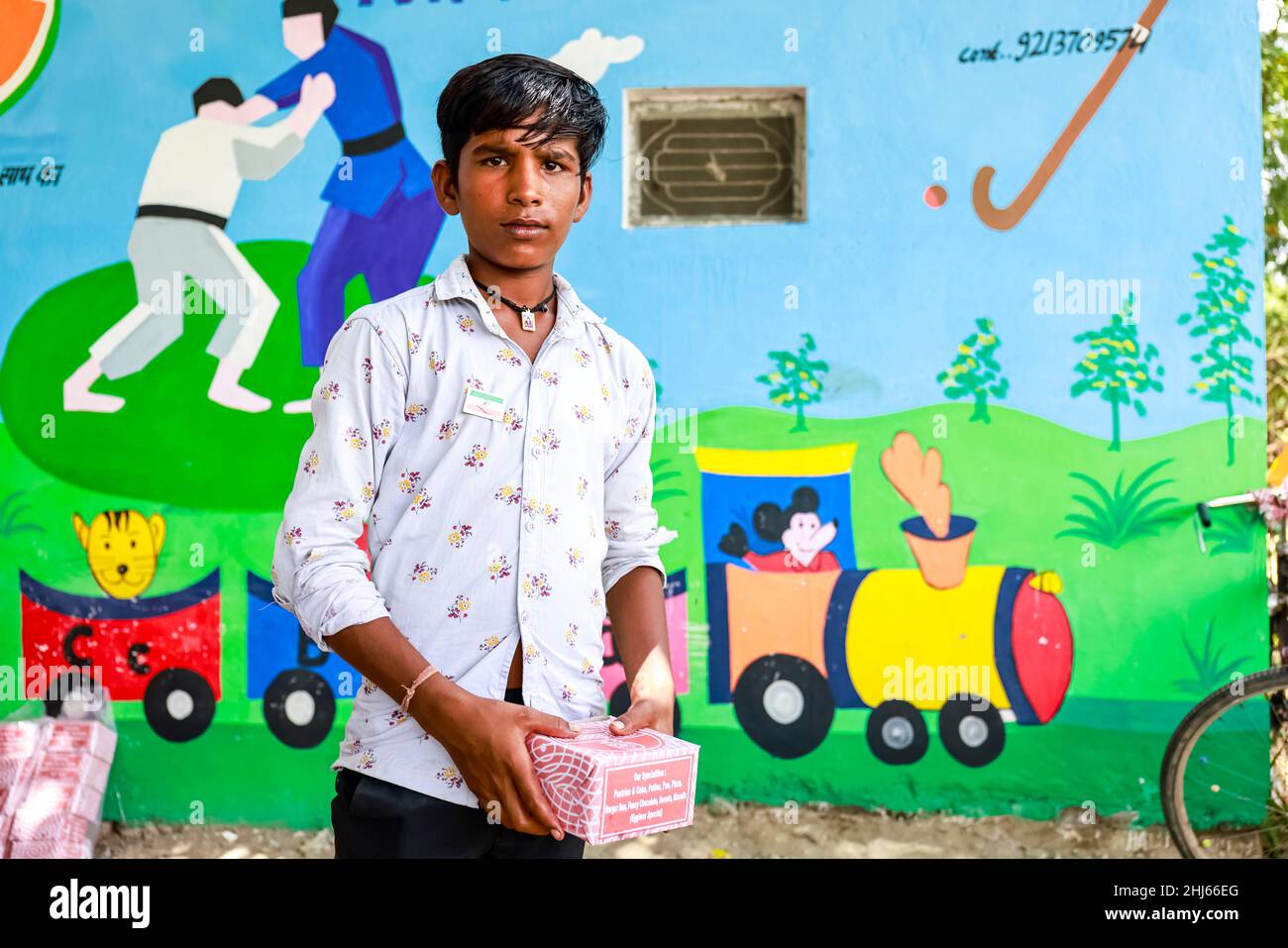 Noida, Uttar Pradesh, India - August 2021: Education, Portrait of ...