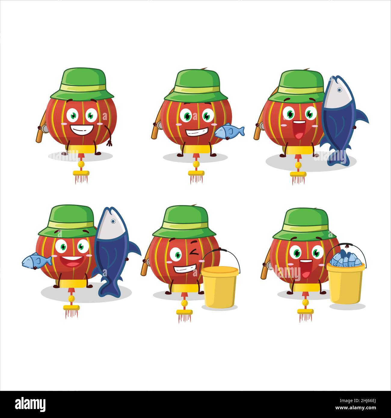 Chinese fisherman Stock Vector Images - Alamy