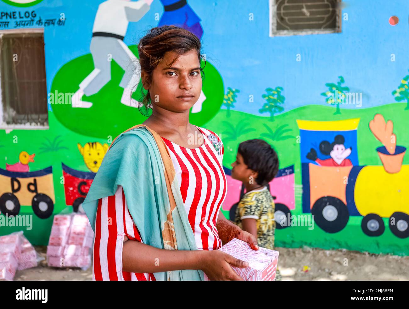 Noida, Uttar Pradesh, India - August 2021: Education, Portrait of ...