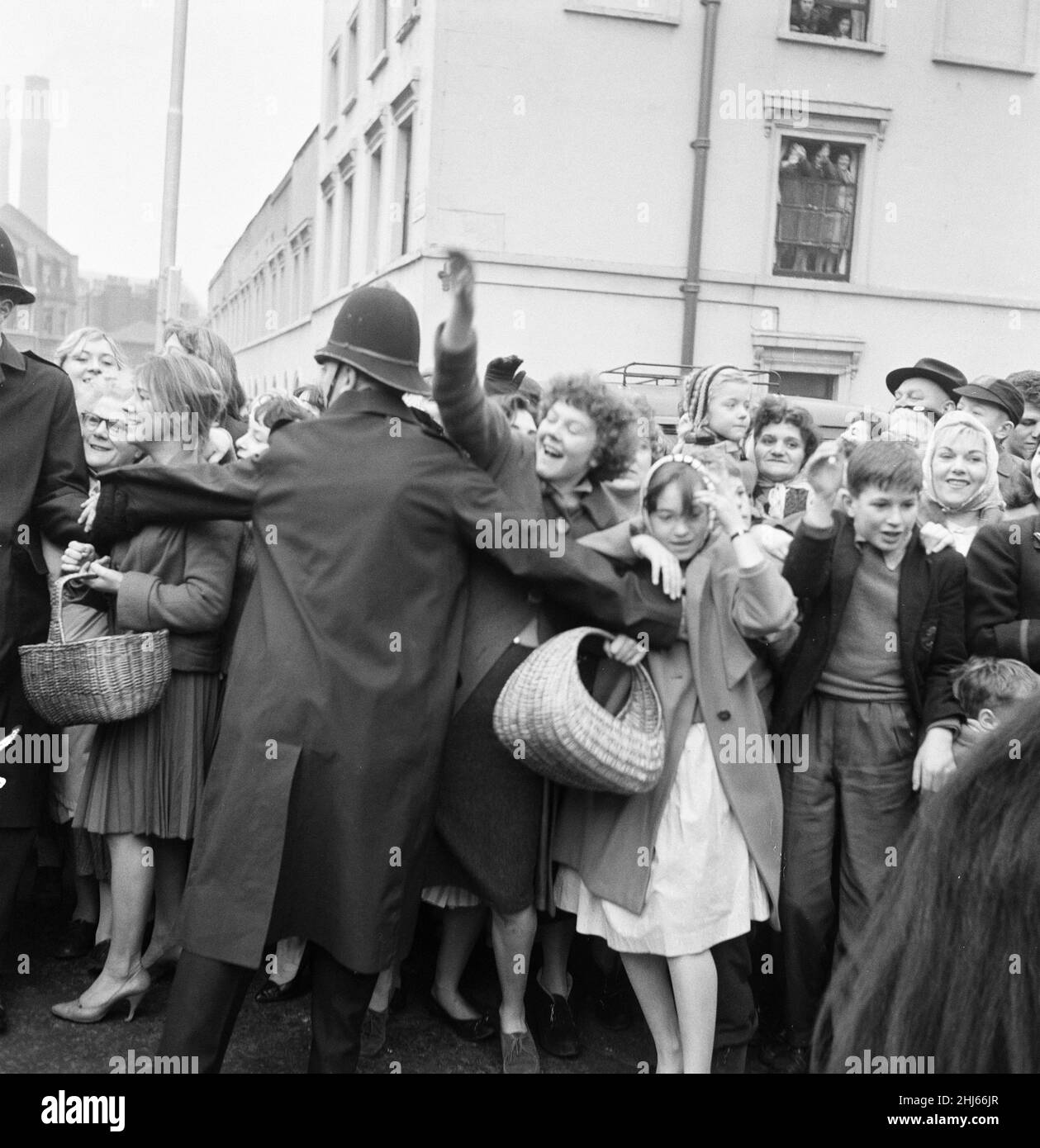 The wedding of Marty Wilde and Joyce Baker, held at Christ Church in ...