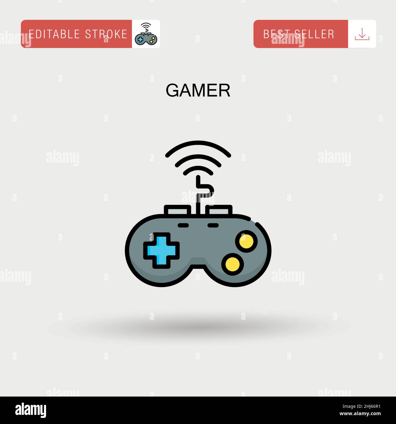 Gamer Stock Vector Images - Alamy
