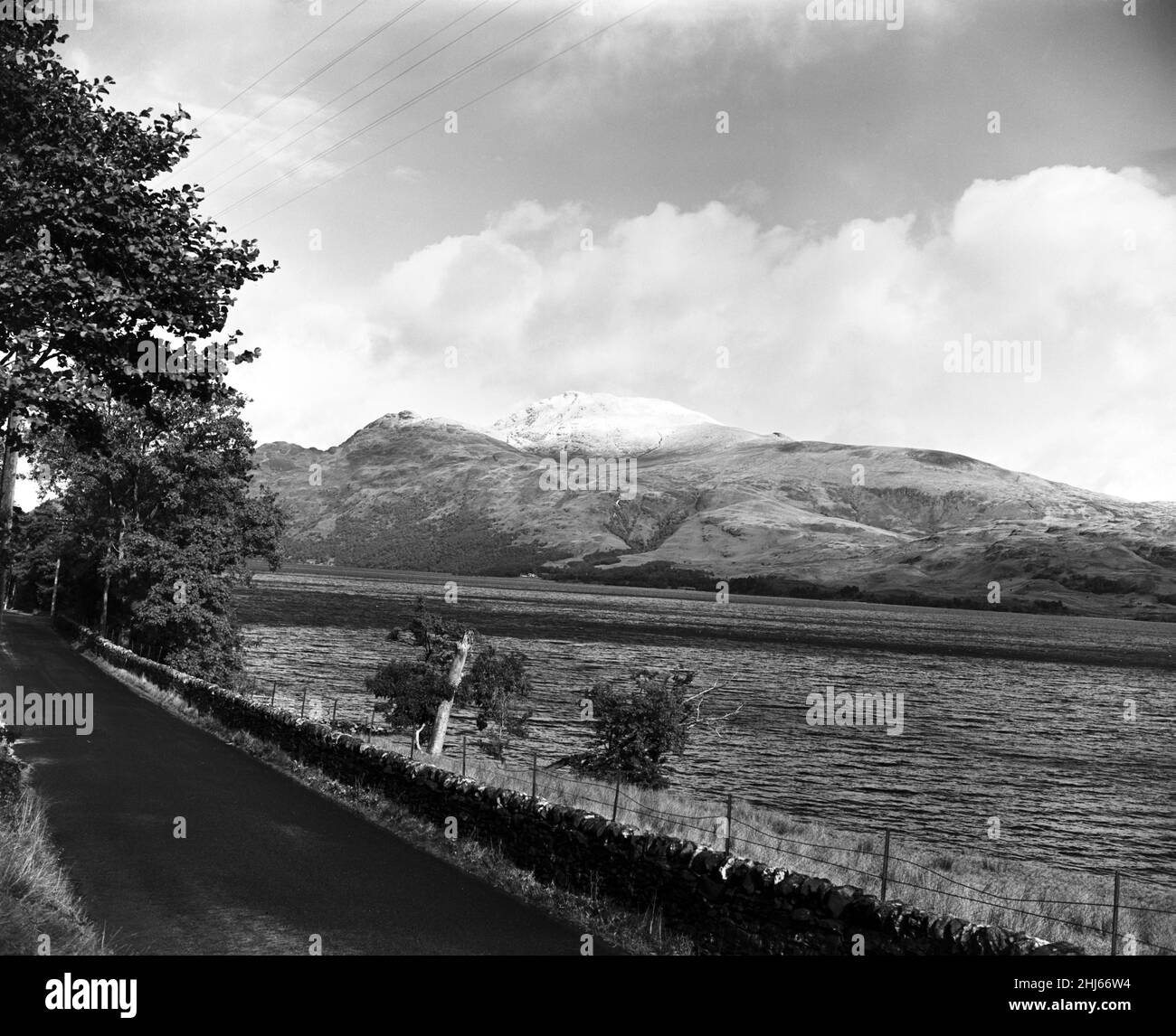 Scottish scenes, Dumbartonshire, Scotland. October 1956 Stock Photo - Alamy