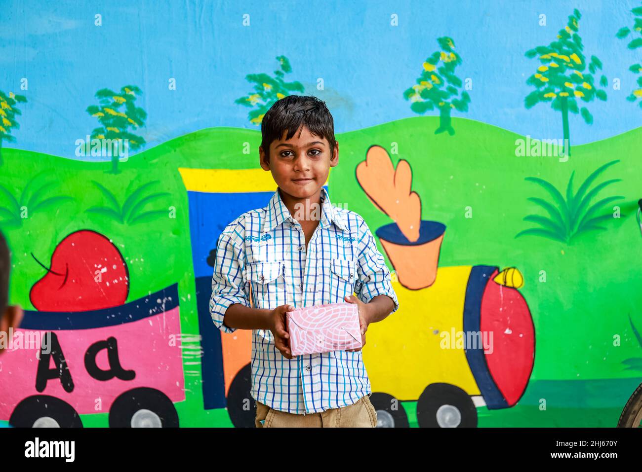 Noida, Uttar Pradesh, India - August 2021: Education, Portrait of ...
