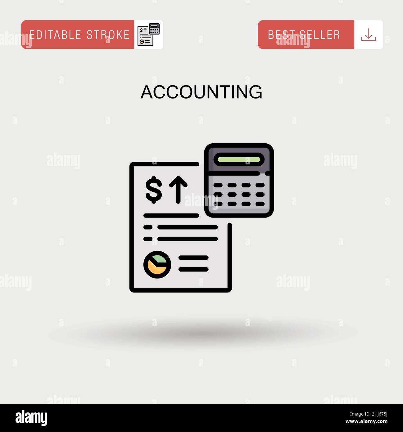 Management accounting icon Stock Vector Images - Alamy