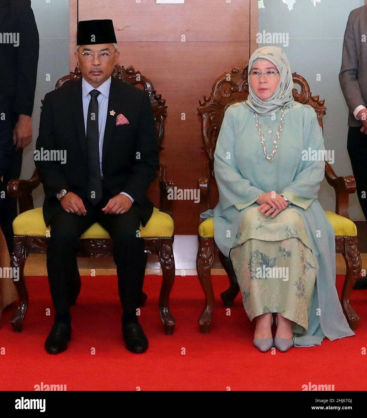 Sultan Abdullah and Tunku Azizah Stock Photo - Alamy