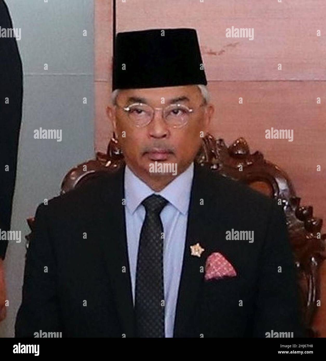 Sultan Abdullah and Tunku Azizah (cropped Stock Photo - Alamy