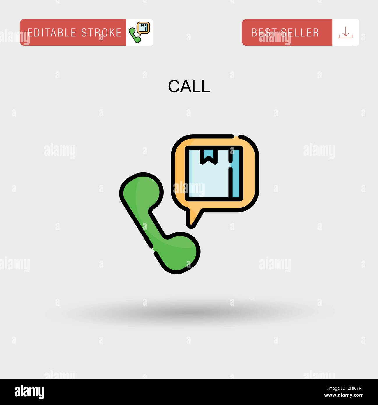 Video call support icon Stock Vector Images - Alamy