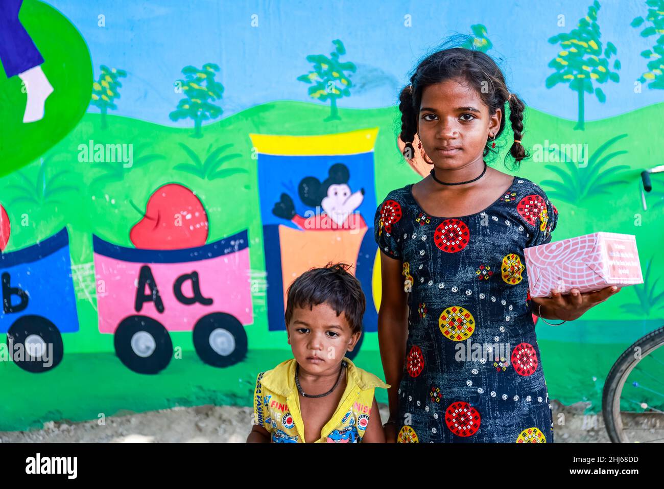 Noida, Uttar Pradesh, India - August 2021: Education, Portrait of ...