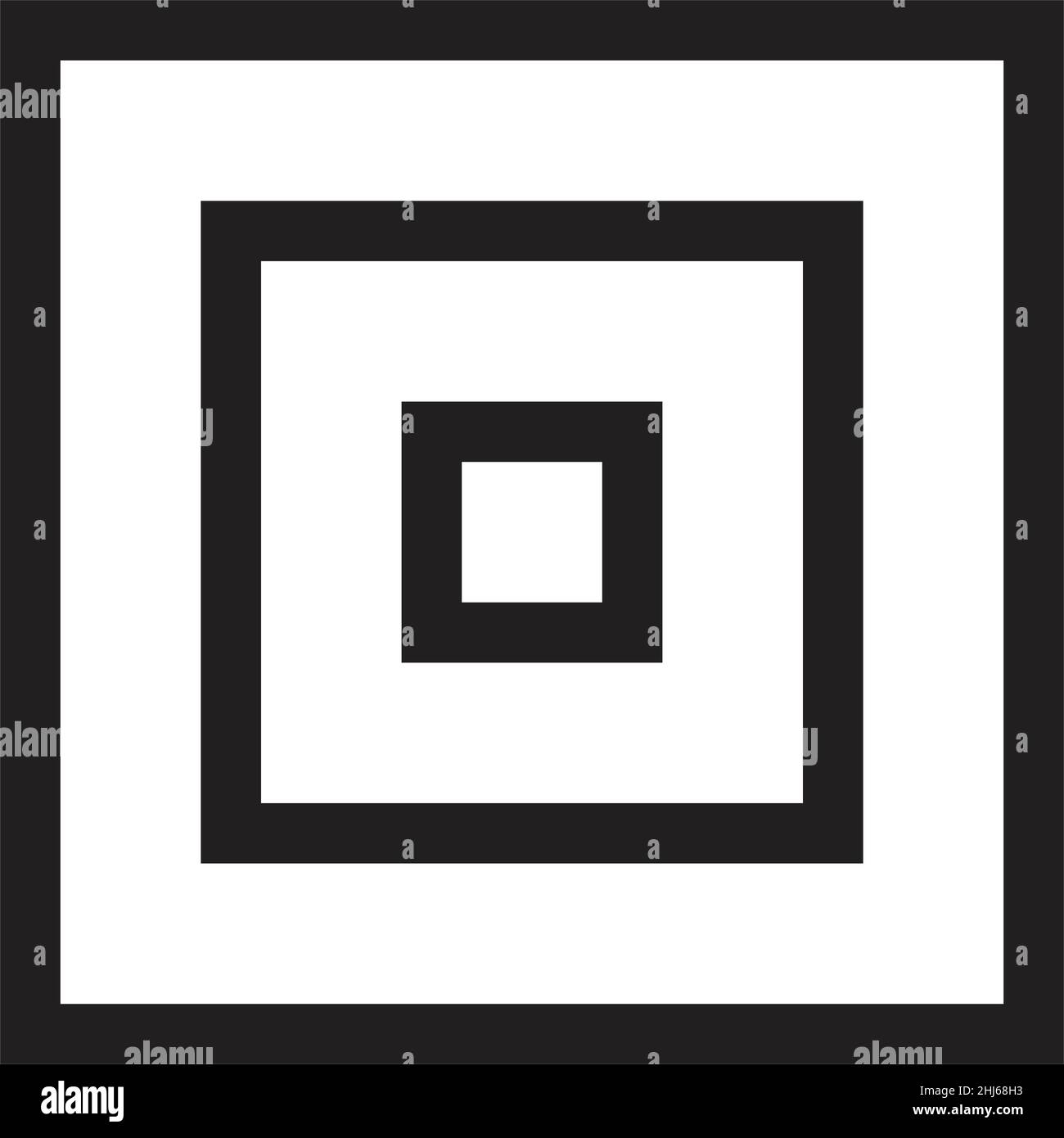 Abstract square geometric shape, modern and contemporary design art ...