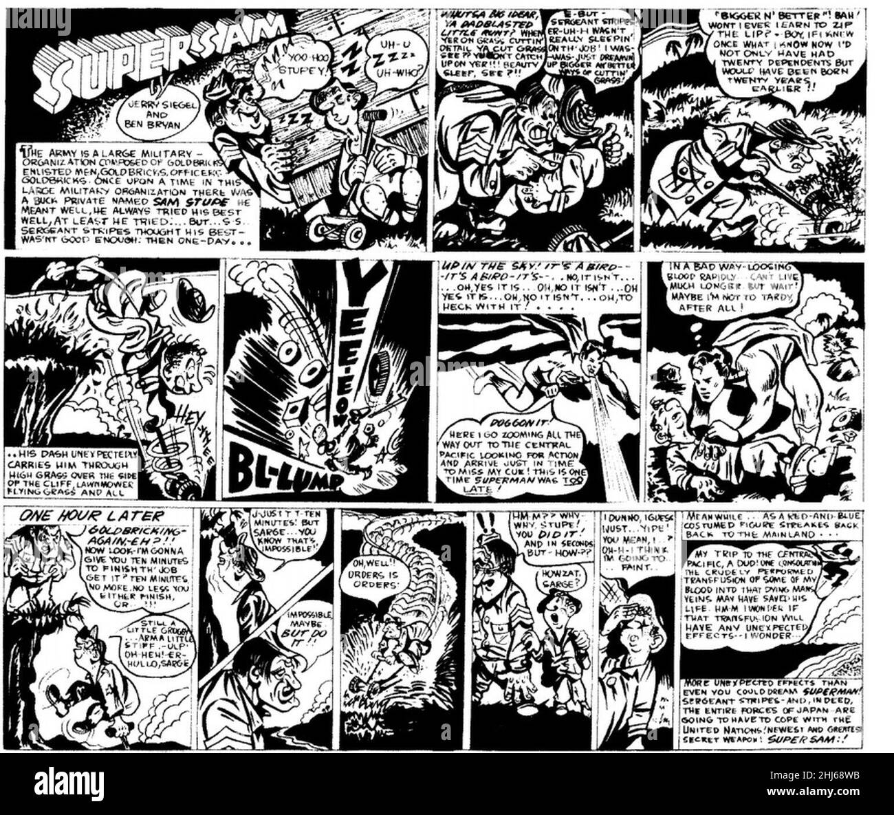 Super Sam strip Stock Photo - Alamy