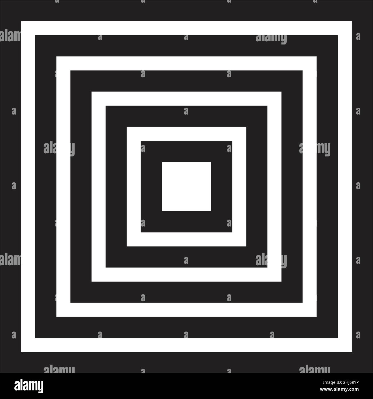 Abstract square geometric shape, modern and contemporary design art ...