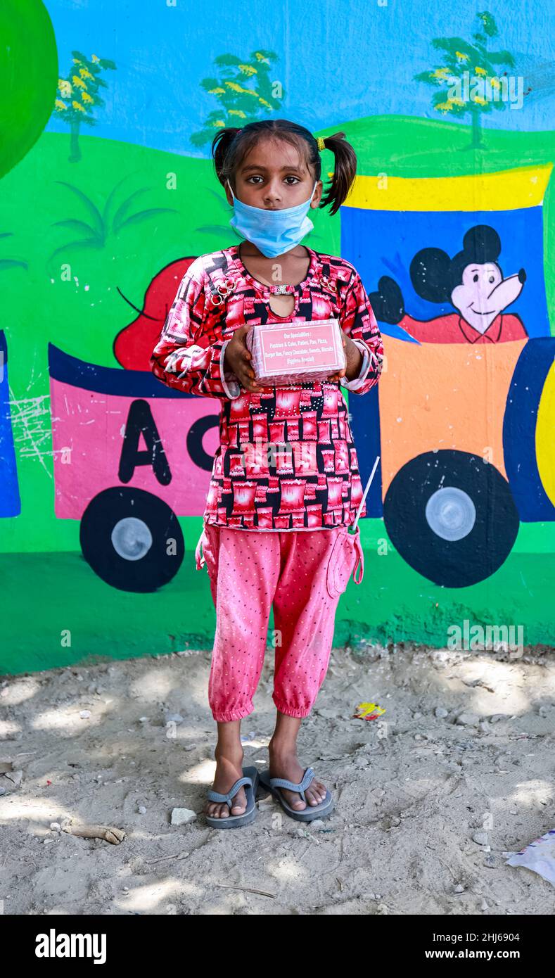 Noida, Uttar Pradesh, India - August 2021: Education, Portrait of ...