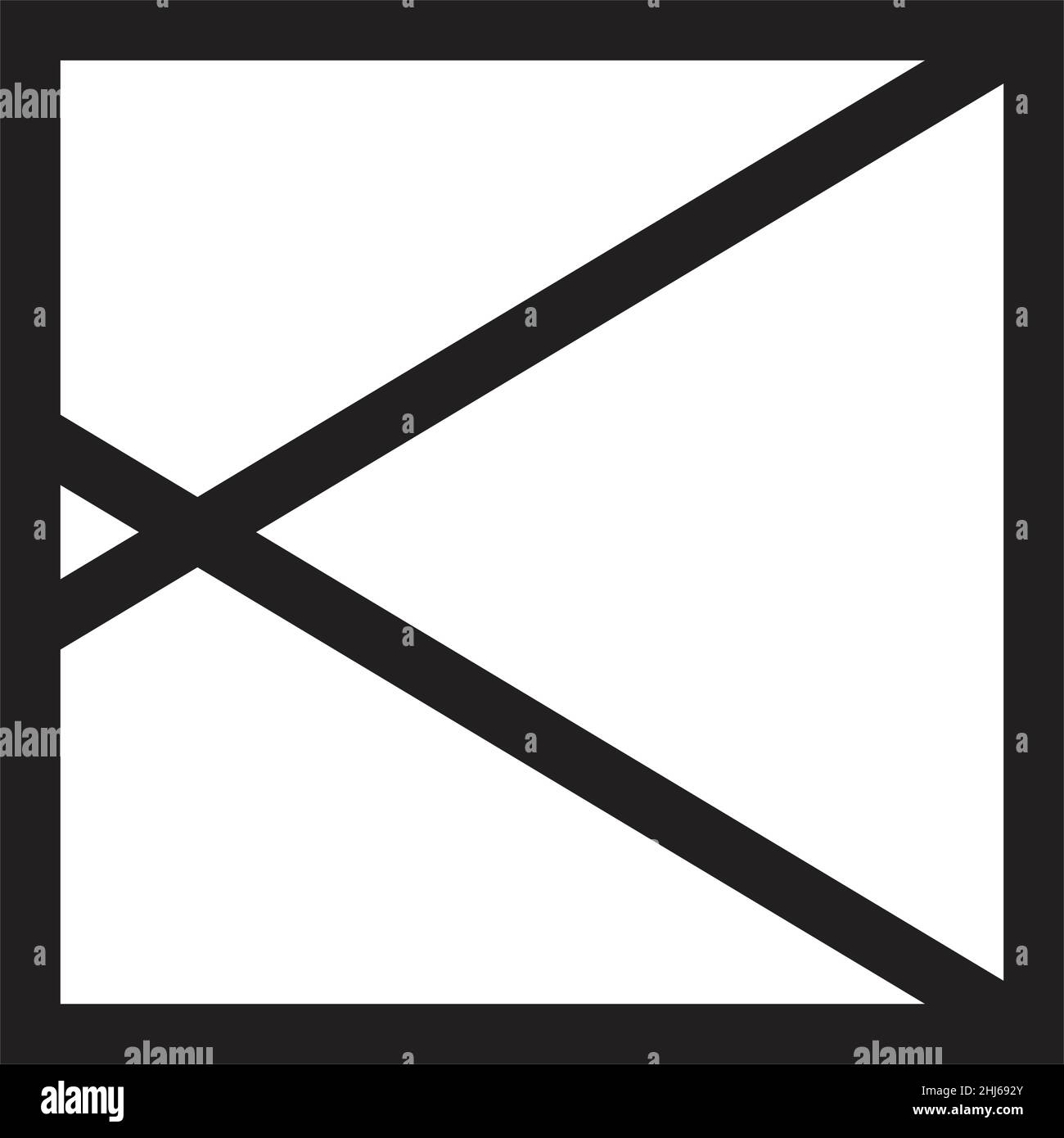 Abstract square geometric shape, modern and contemporary design art ...
