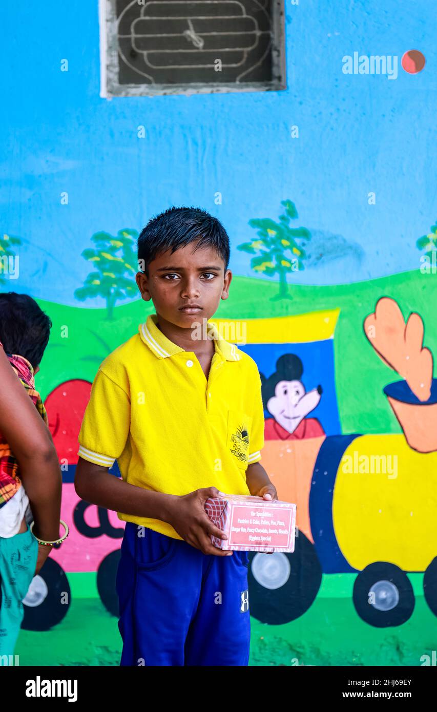 Noida, Uttar Pradesh, India - August 2021: Education, Portrait of ...