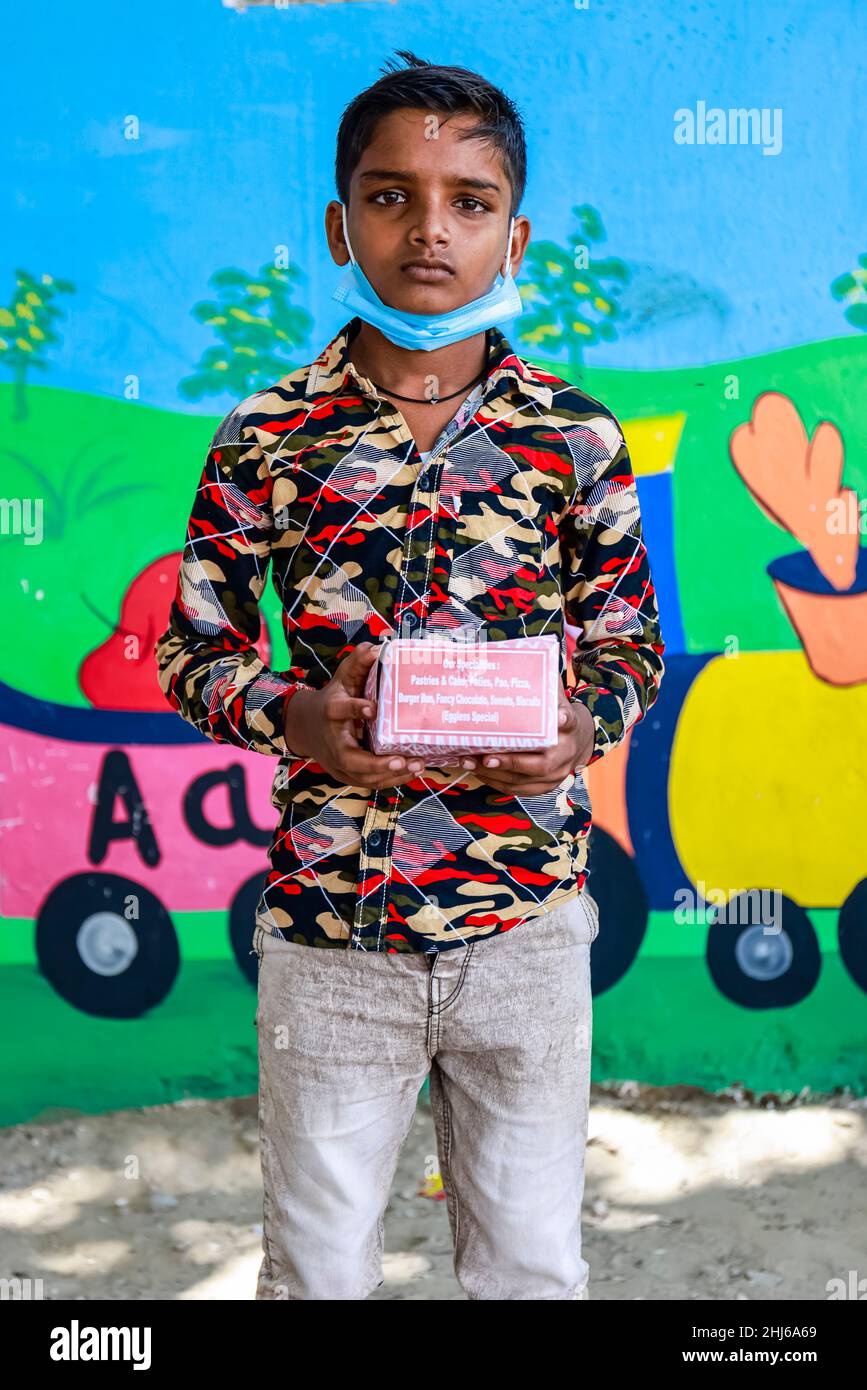 Noida, Uttar Pradesh, India - August 2021: Education, Portrait of ...